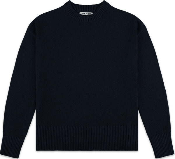 Cotton Crewneck Sweater – PARKE